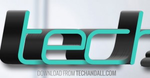 3D wall Mounted Logo with SmartObject Layer .PSD – Tech & ALL