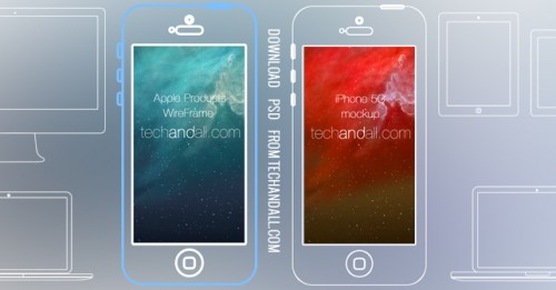Apple Product Line Wireframe .PSD – Tech & ALL