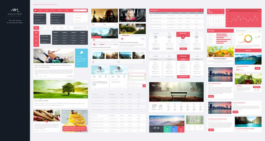 Massive UI Kit: Flatic – Tech & ALL