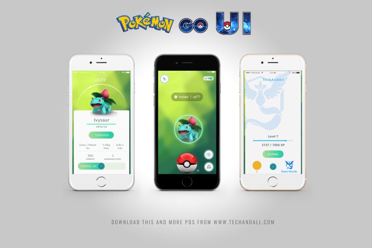 Pokemon Go UI Kit – Tech & ALL
